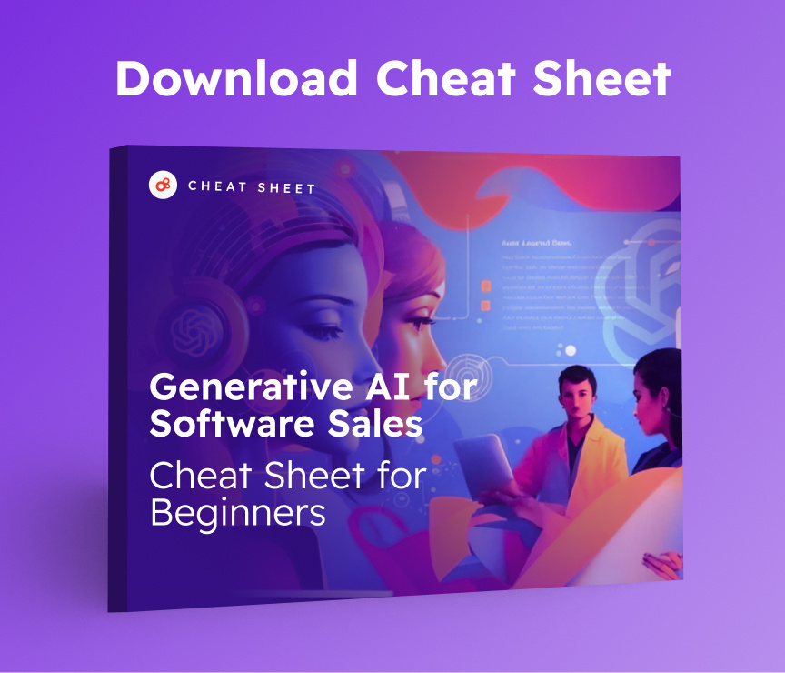 Generative AI for Software Sales: Cheat Sheet for Beginners